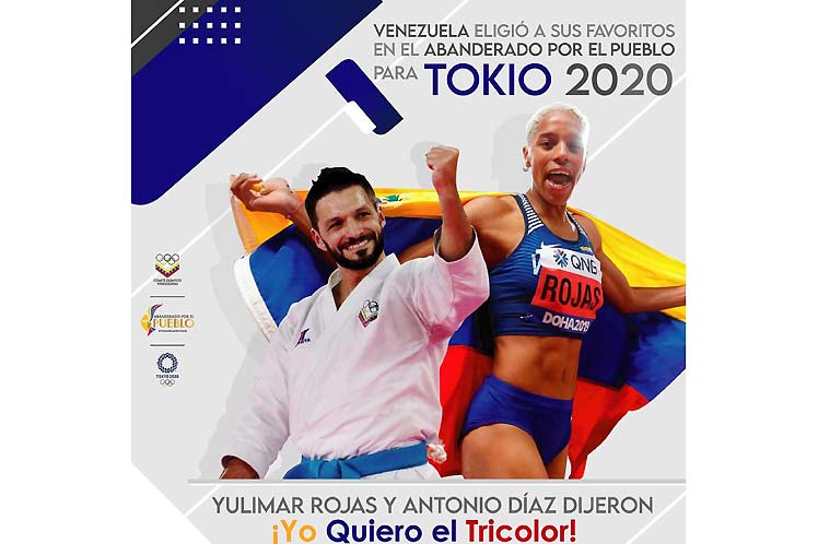 Yulimar Rojas y Antonio Díaz abanderados olímpicos de Venezuela - Prensa Latina